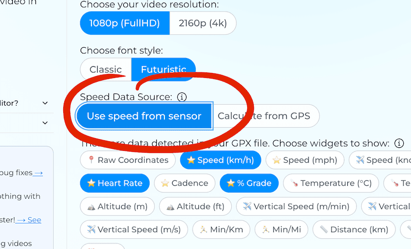 Speed Gauge Video Overlay Widget | Add Speedometer | GpxOverlay